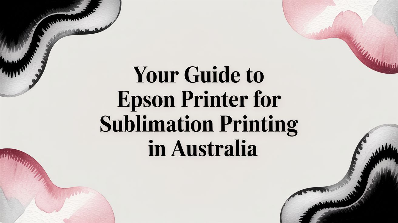 Your Guide to Epson Printer for Sublimation Printing in Australia